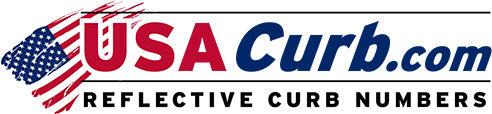 Curb Decals with Your House Number – USA Curb
