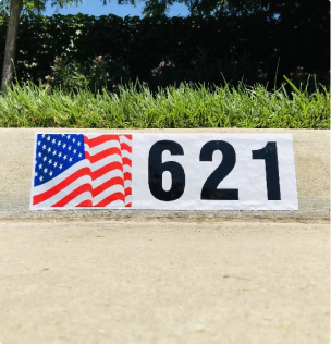 Flag Reflective Curb Decals – Patriotic & Weatherproof | USA Curb – USA ...